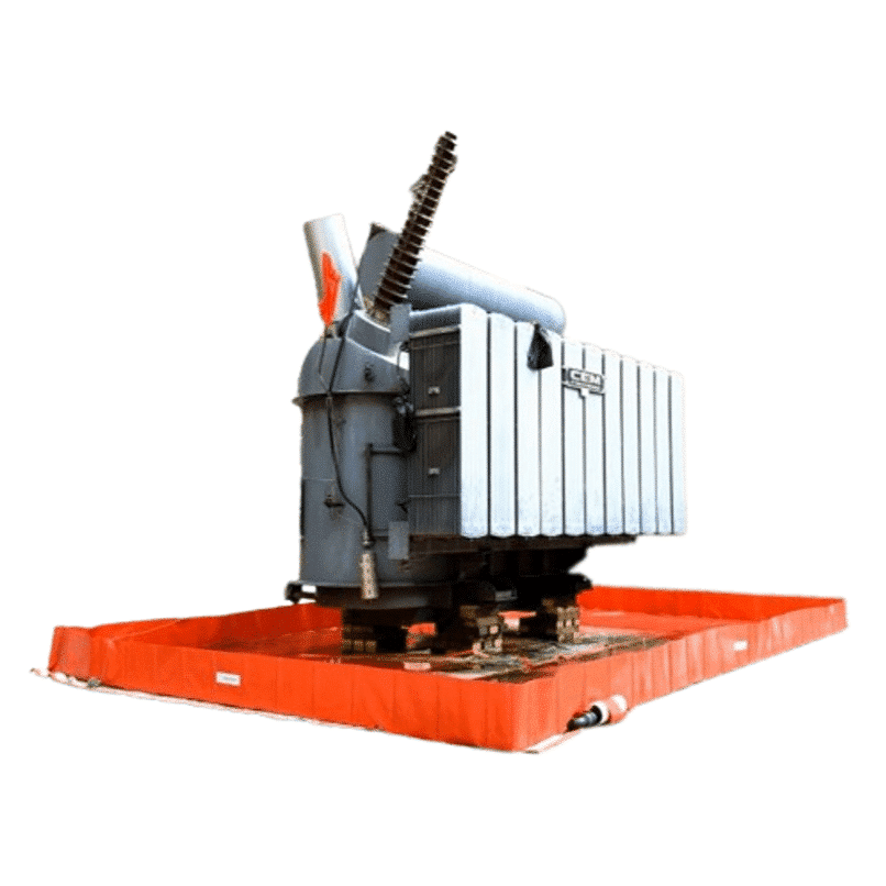 TRFLEX flexible containment berms for oil transformers storage